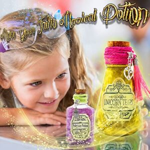 See You Always Magic Fairy Polyjuice Potion Kits for Kids - DIY 15+ Magical Reaction Bottles Witches' Potions Art Craft Kit, Creative Toys for Girls, Fun Gift for Kids 6 7 8 9 10