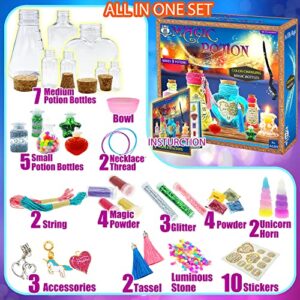 See You Always Magic Fairy Polyjuice Potion Kits for Kids - DIY 15+ Magical Reaction Bottles Witches' Potions Art Craft Kit, Creative Toys for Girls, Fun Gift for Kids 6 7 8 9 10