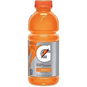 gatorade sports drink, wide mouth, 20 oz bottles, orange, 480 fl oz (pack of 24)