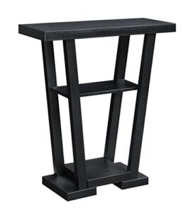 convenience concepts newport v console, black