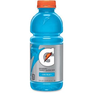 gatorade sport drink cooling blue raspberry, 20-ounce wide mouthbottles (pack of 24)