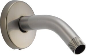 delta faucet u4993-ss shower arm and flange, stainless,6.00 x 2.88 x 6.00 inches