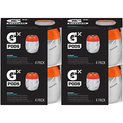 Gatorade Gx Hydration System, Non-Slip Gx Squeeze Bottles & Gx Sports Drink Concentrate Pods, 16 count