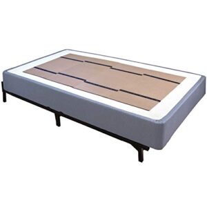 DMI Foldable Box Spring, Bunkie Board, Bed Support Slats for Support to Streamline and Minimize the Bed, No Assembly Needed, Twin Size, 60 x 30