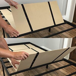 DMI Foldable Box Spring, Bunkie Board, Bed Support Slats for Support to Streamline and Minimize the Bed, No Assembly Needed, Twin Size, 60 x 30