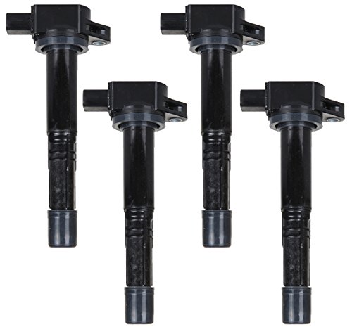 ENA Set of 4 Ignition Coil Pack Compatible with Honda Acura 2002 2003 2004 2005 2006 2007 2008 2009 Element CRV Civic Accord RSX CSX 2.0L 2.4L Replacement For UF311 UF583 C1382