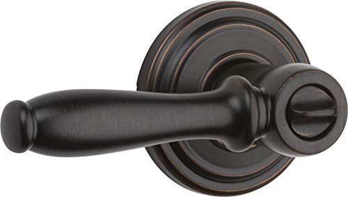 Kwikset 97402-859 Ashfield Entry Lever Featuring Smartkey Re-Key Security, Venetian Bronze