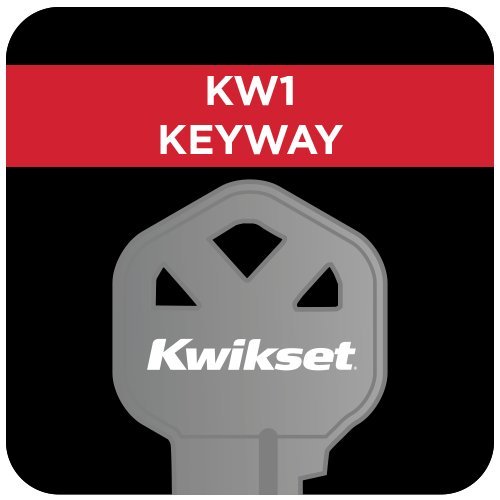 Kwikset Juno Keyed Entry Door Knob and Single Cylinder Deadbolt Combo Pack with Microban Antimicrobial Protection featuring SmartKey Security in Antique Brass