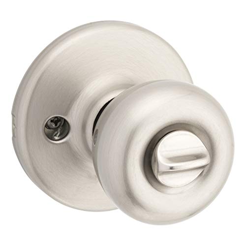 Kwikset 94002-934 Tylo Entry Knob Featuring Smartkey Re-Key Security, Satin Nickel