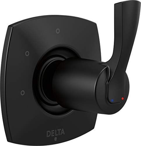 Delta Faucet T11876-BL Three Function Trim Diverter, Matte Black