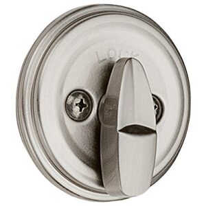 Kwikset 99800-123 Deadbolt, Satin Nickel