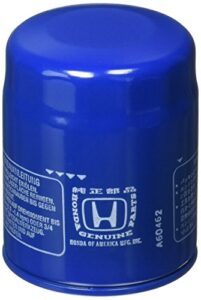 genuine honda 15400-plm-a02 oil (honeywell) filter, blue