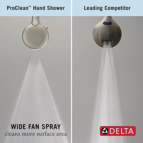 Delta Faucet ProClean Chrome Shower Head with Handheld, Showerhead with High Pressure Spray, Handheld Shower Head, 6 Spray Settings, Chrome 75740