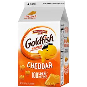 Goldfish Cheddar Crackers, Snack Crackers, 30 oz carton, 2 CT box