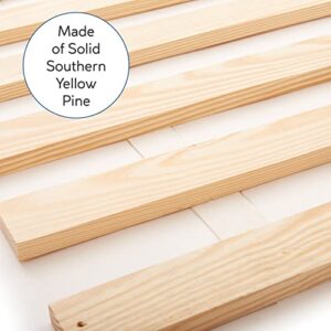 Classic Brands Xtreme Heavy-Duty Solid Wood Bed Support Slats | Bunkie Board, Queen