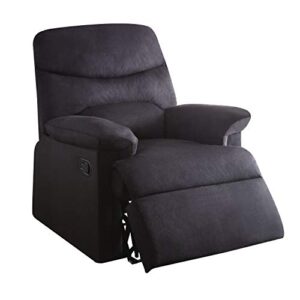 ACME Furniture Arcadia Recliner, black woven Fabric