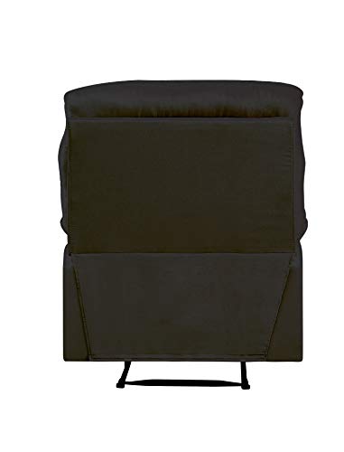 ACME Furniture Arcadia Recliner, black woven Fabric