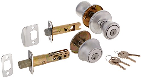 Kwikset 690T 26D SMT RCAL RCS 690 Tylo Keyed Entry Knob And Single Cylinder Deadbolt Combo Pack Featuring Smart Key, Satin Chrome