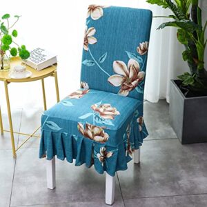 modern dining chair covers restaurant room banquet beach universal elasticity jacquard geometry print chair cover a12 6pcs