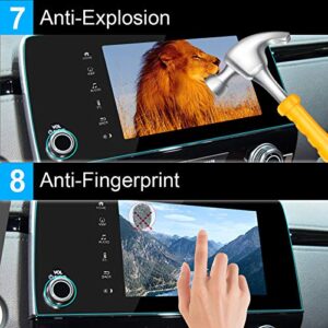 TTCR-II Tempered Glass Screen Protector For Honda CRV EX EX-L Touring 7-Inch Navigation Display [2017-2022], Console Touchscreen Protective Film With 7-Inches, Entertainment GPS Screen Protector Foil