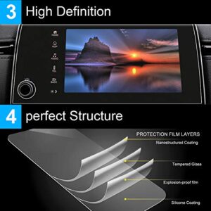 TTCR-II Tempered Glass Screen Protector For Honda CRV EX EX-L Touring 7-Inch Navigation Display [2017-2022], Console Touchscreen Protective Film With 7-Inches, Entertainment GPS Screen Protector Foil