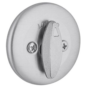 Kwikset 660 Single Cylinder Deadbolt featuring SmartKey Security in Satin Chrome