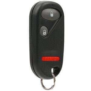 car key fob keyless entry remote fits honda civic ex lx dx 2001 2002 2003 2004 2005 / honda pilot 2003 2004 2005 2006 2007 (nhvwb1u521, nhvwb1u523) with instructions