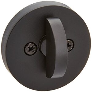 Kwikset 158RDT-514S Milan Single Cylinder Deadbolt with Smartkey Technology, Iron Black