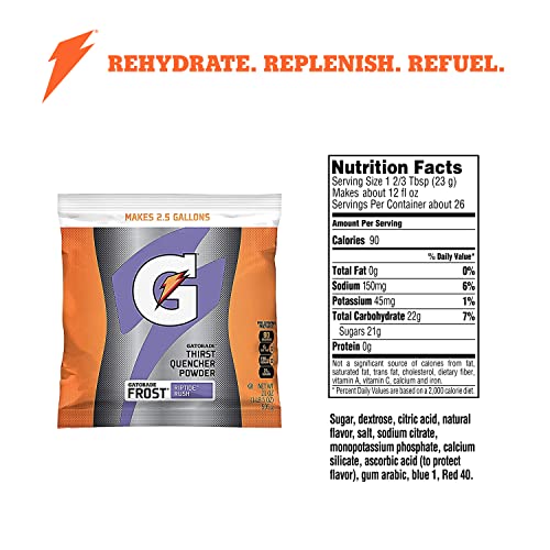 Gatorade Powder Bag Riptide Rush, 1.31 Pound (Pack of 32)