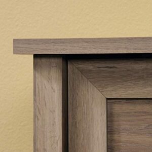 Sauder County Line 4 Drawer Chest, Salt Oak finish