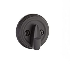 Kwikset 980 Deadbolt, Keyed One Side, featuring SmartKey Security in Matte Black