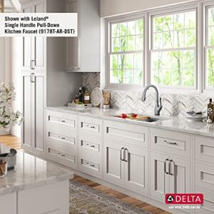 DELTA 95B932-32S-SS Lorelai Workstation Kitchen Sink Undermount Stainless Steel Single Bowl with WorkFlow Ledge and Chef’s Kit of 6 Accessories