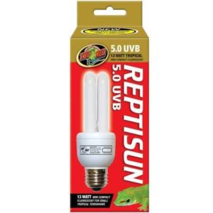 zoo med reptisun 5.0 uvb mini compact fluorescent (13 watts)