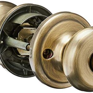 Kwikset 97402-735 Juno Entry Knob, Antique Brass