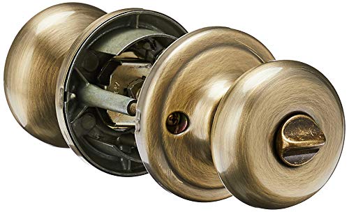 Kwikset 97402-735 Juno Entry Knob, Antique Brass