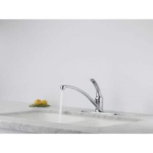 Delta Faucet Foundations Single-Handle Kitchen Sink Faucet, Chrome B1310LF