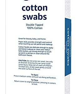 Amazon Basics Cotton Swabs, 500 ct, 1-Pack (Previously Solimo)