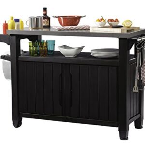 Keter BBQ Side Table Grande brown