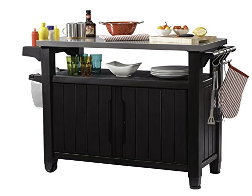 Keter BBQ Side Table Grande brown