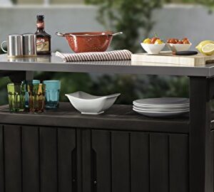 Keter BBQ Side Table Grande brown