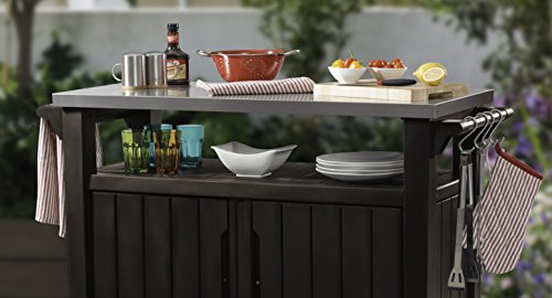 Keter BBQ Side Table Grande brown