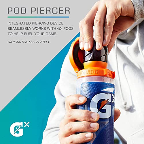 Gatorade Gx Hydration System, Non-Slip Gx Squeeze Bottles, Marble White