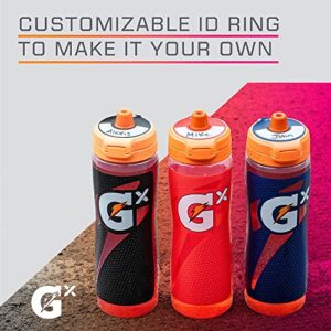 Gatorade Gx Hydration System, Non-Slip Gx Squeeze Bottles, Marble White