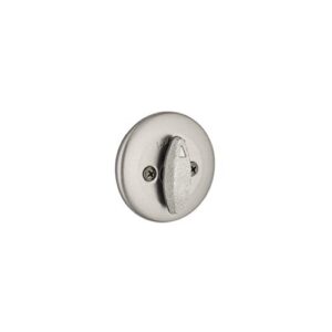 Kwikset 96600-728 600 Deadbolt One Side, Featuring Smartkey Re-Key Security, Satin Nickel