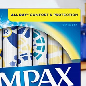 Tampax Pearl Plastic Tampons, Light/Regular/Super Absorbency Multipack, 188 Count, Unscented (47 Count, Pack of 4 - 188 Count Total) - Packaging May Vary