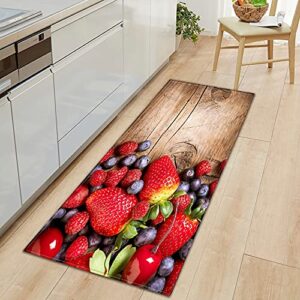 OPLJ Modern Kitchen Mat Home Entrance Doormat Hallway Bedroom Living Room Decoration Floor Carpet Balcony Anti-Slip Rug A12 50x160cm