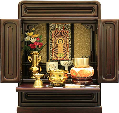 Matsuyama ritual articles shop, Buddhist Altar Upper-Set Mini, Size 14, Buddhist Ritual Set Jodo-shu