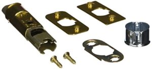 kwikset 1825-18 6-way adjustable dead latch, polished brass