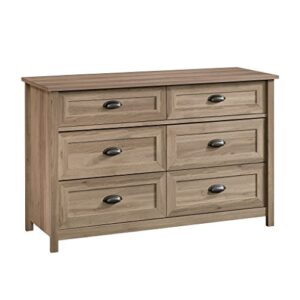 sauder county line dresser, salt oak finish