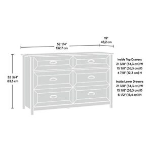 Sauder County Line Dresser, Salt Oak finish